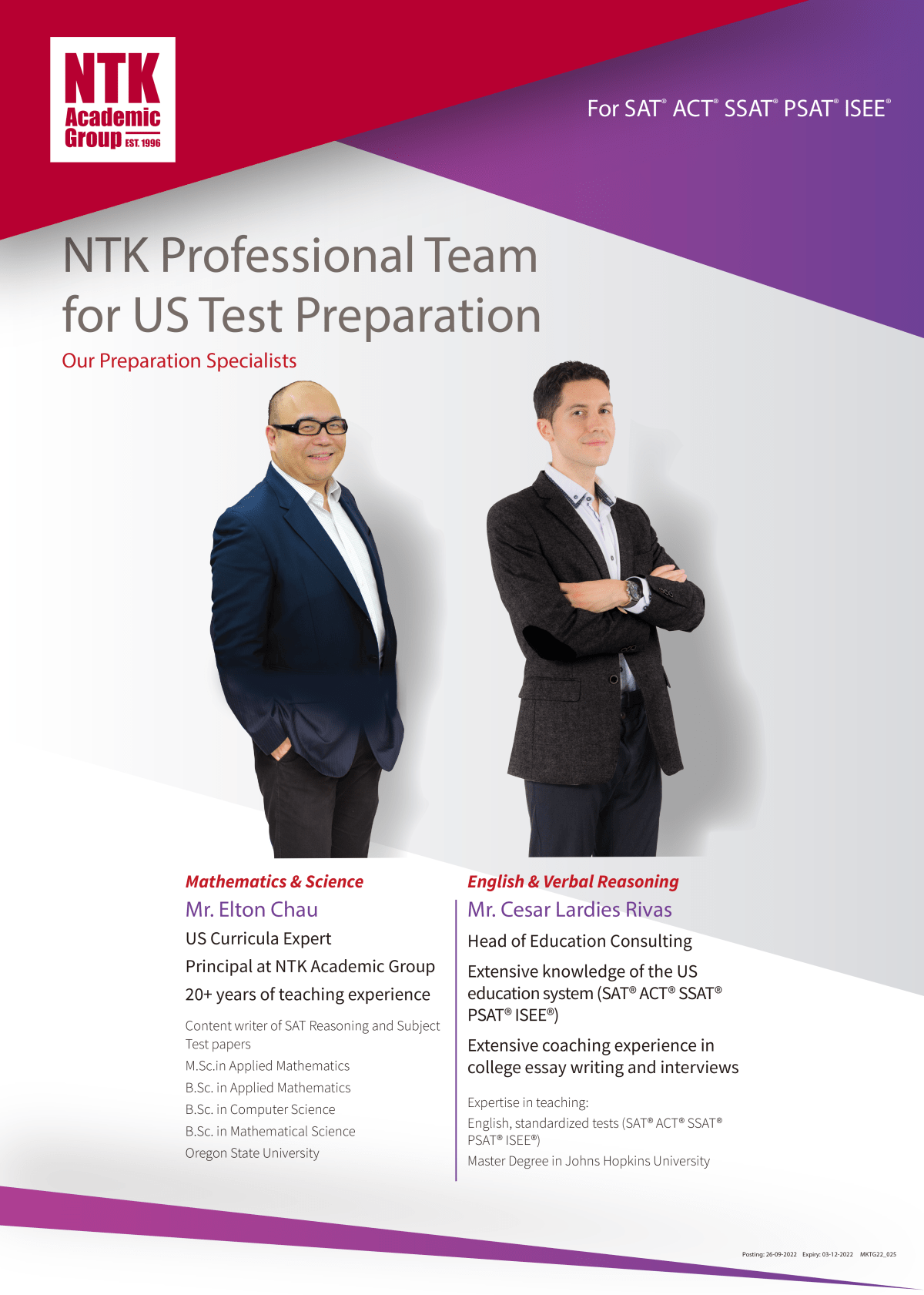 US Curricula - NTK Academic Group